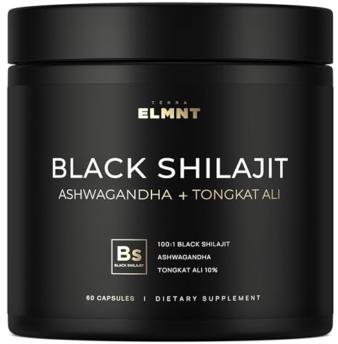 premium black shilajit capsules