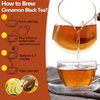 premium black tea with cinnamon