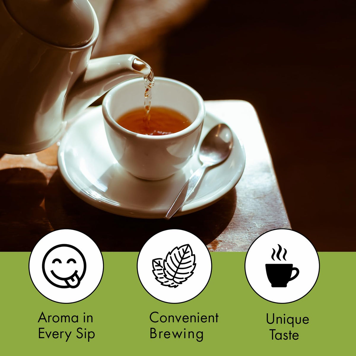 Premium black tea with soursop