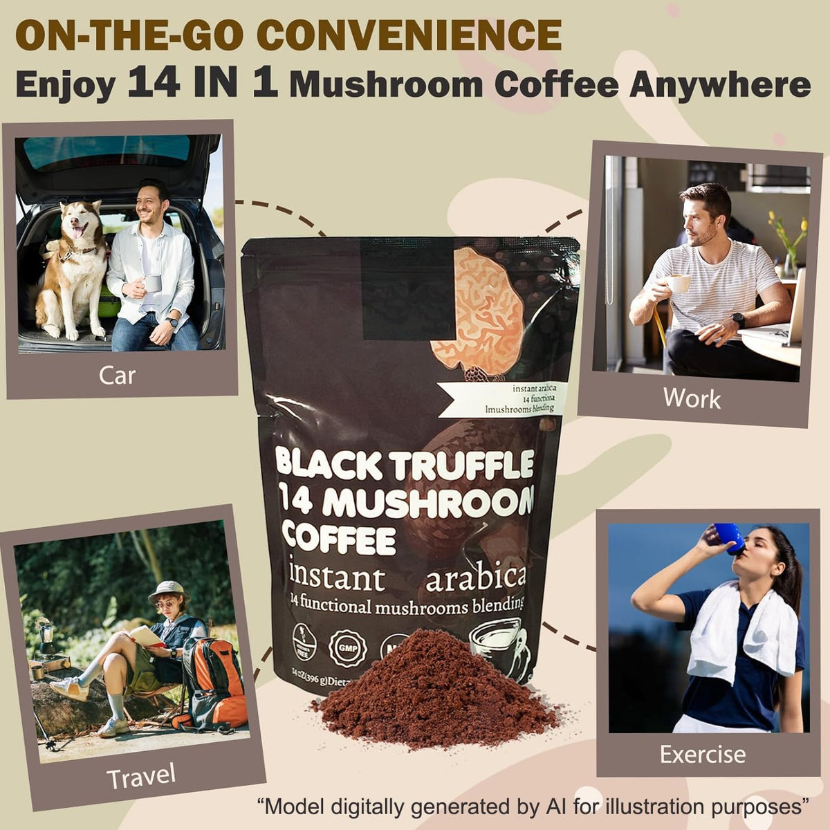 premium black truffle coffee mix