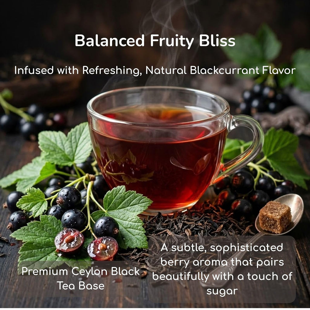 Premium blackcurrant infusion for tea lovers