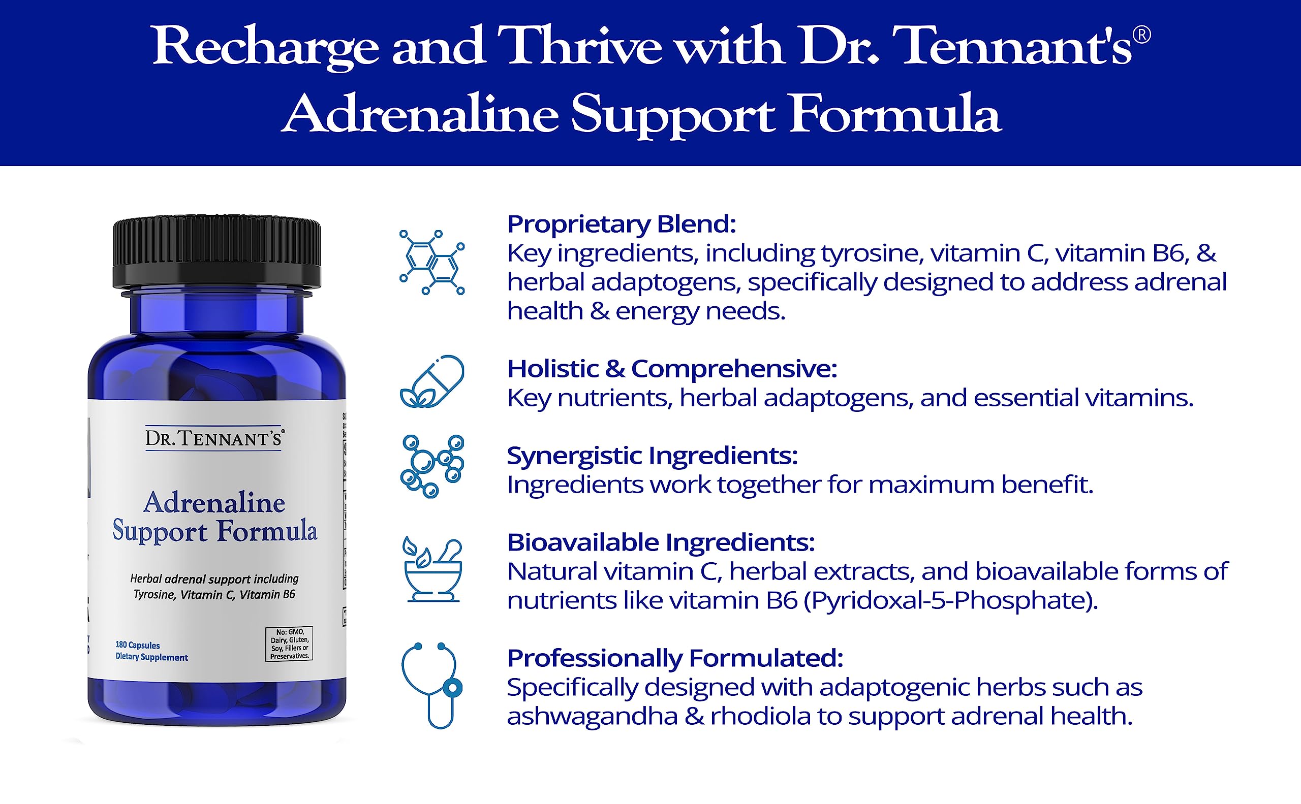 premium blended supplements for adrenal function