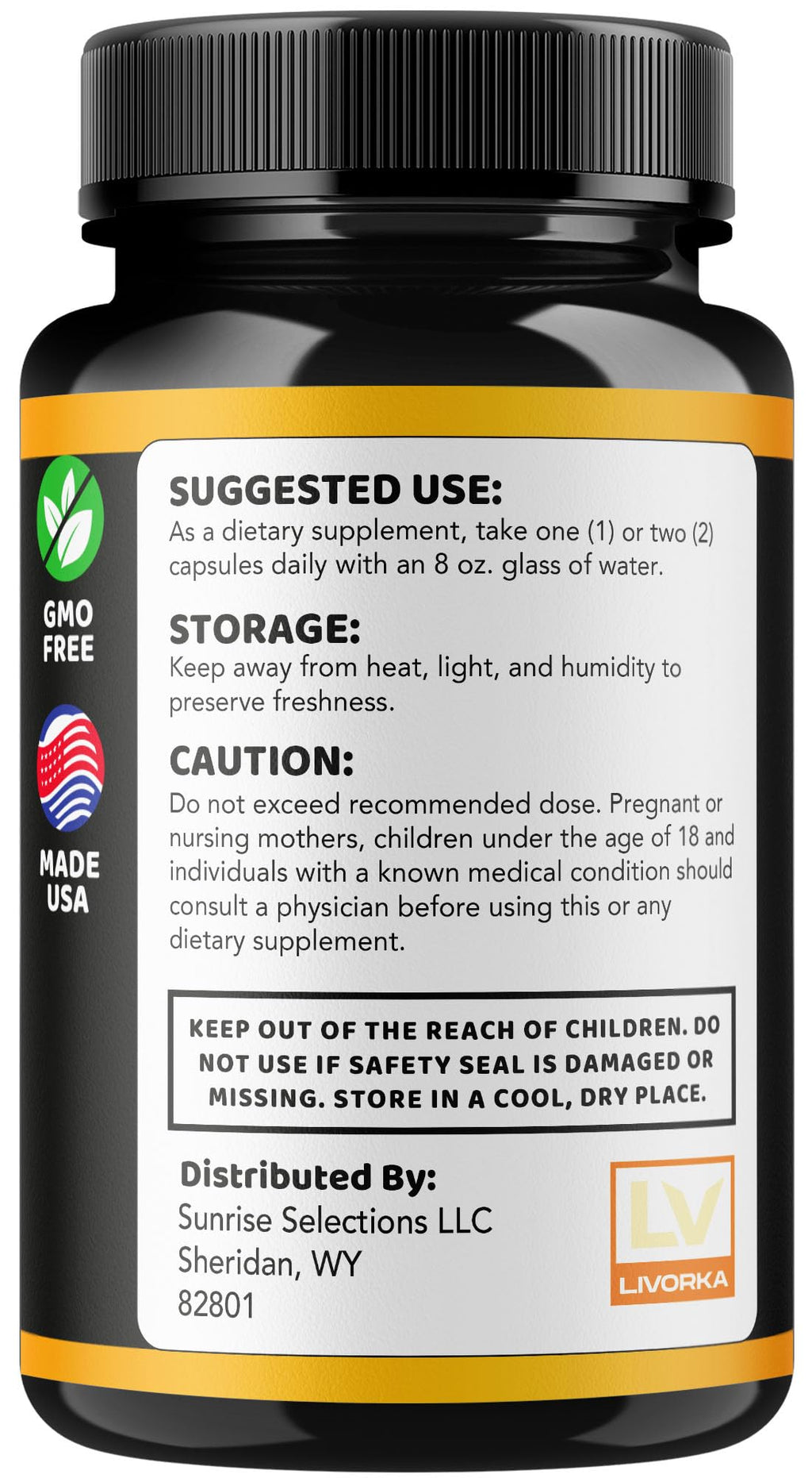 premium blended vitamin capsules