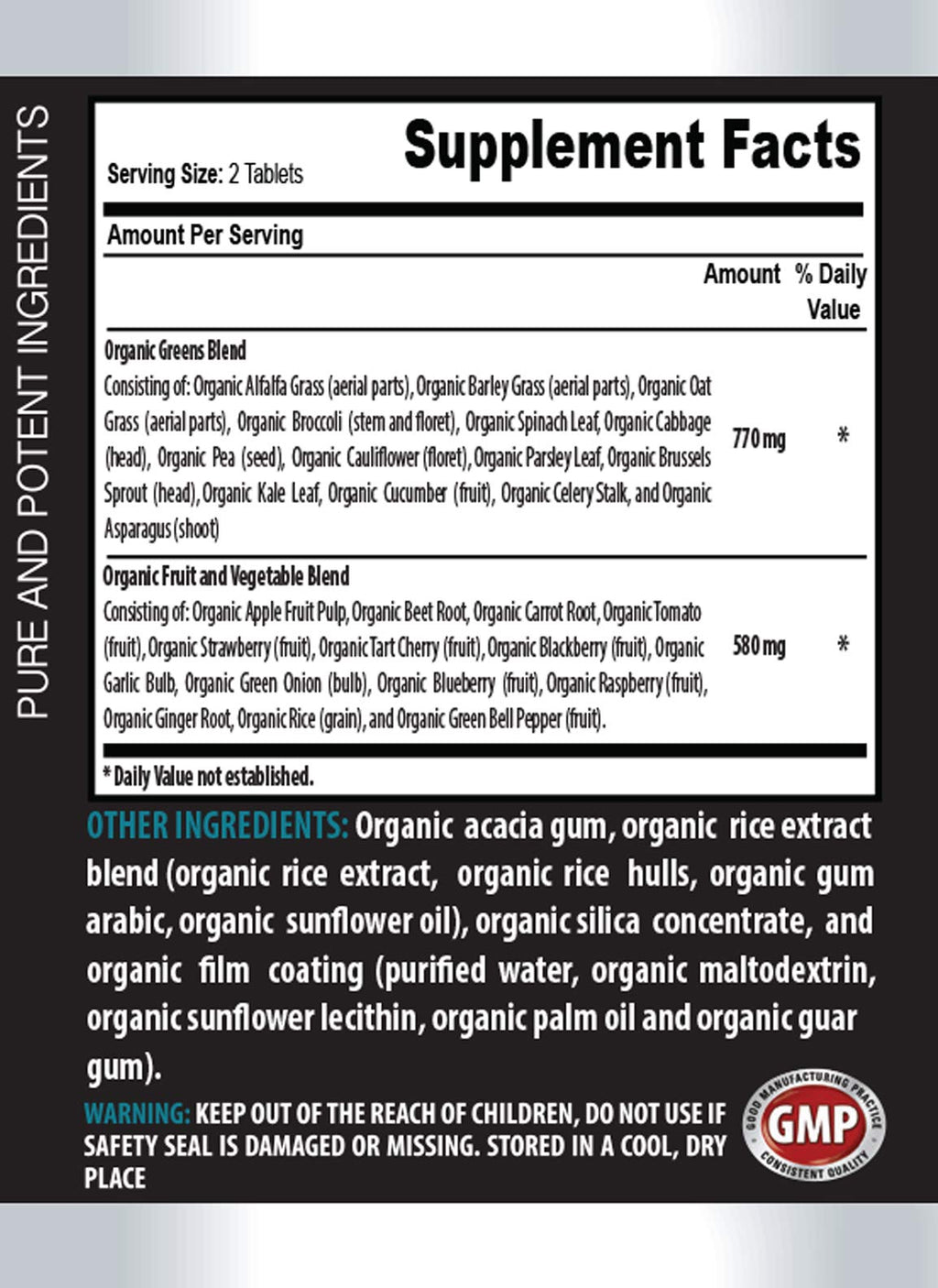premium blended vitamin complex