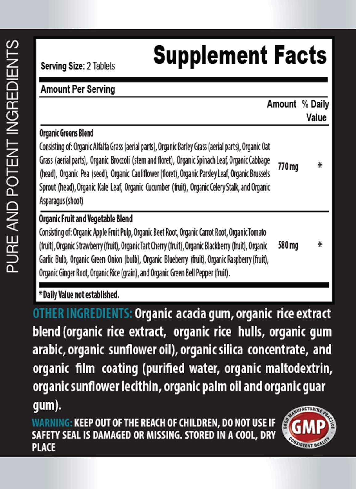 premium blended vitamin complex