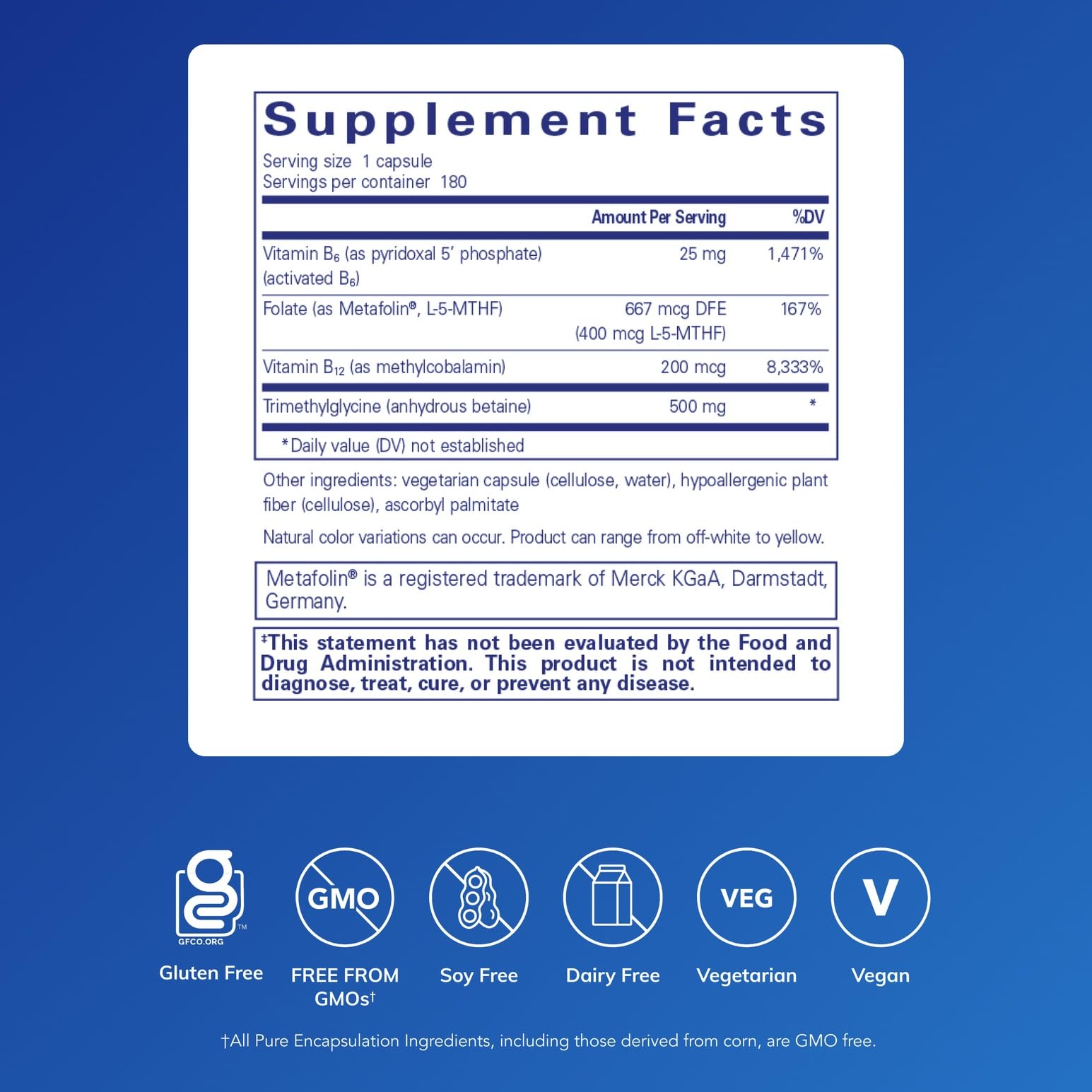premium blended vitamin & mineral formula