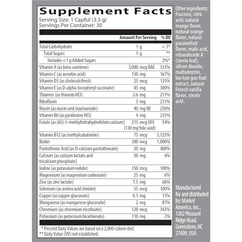 premium blended vitamin & mineral supplements for vitality