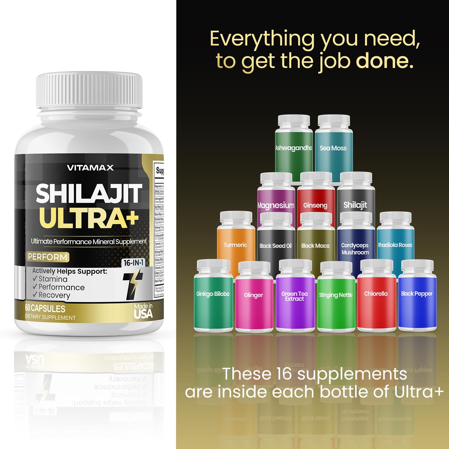 premium blended vitamin & mineral supplements