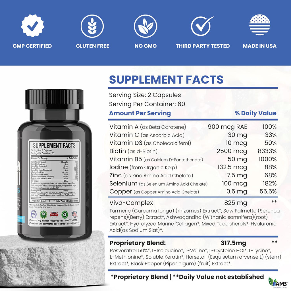 premium blended vitamin supplement for men