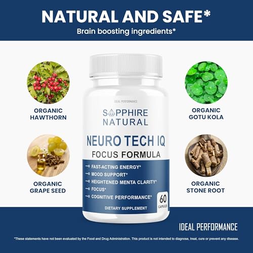 premium blended vitamin supplements for focus