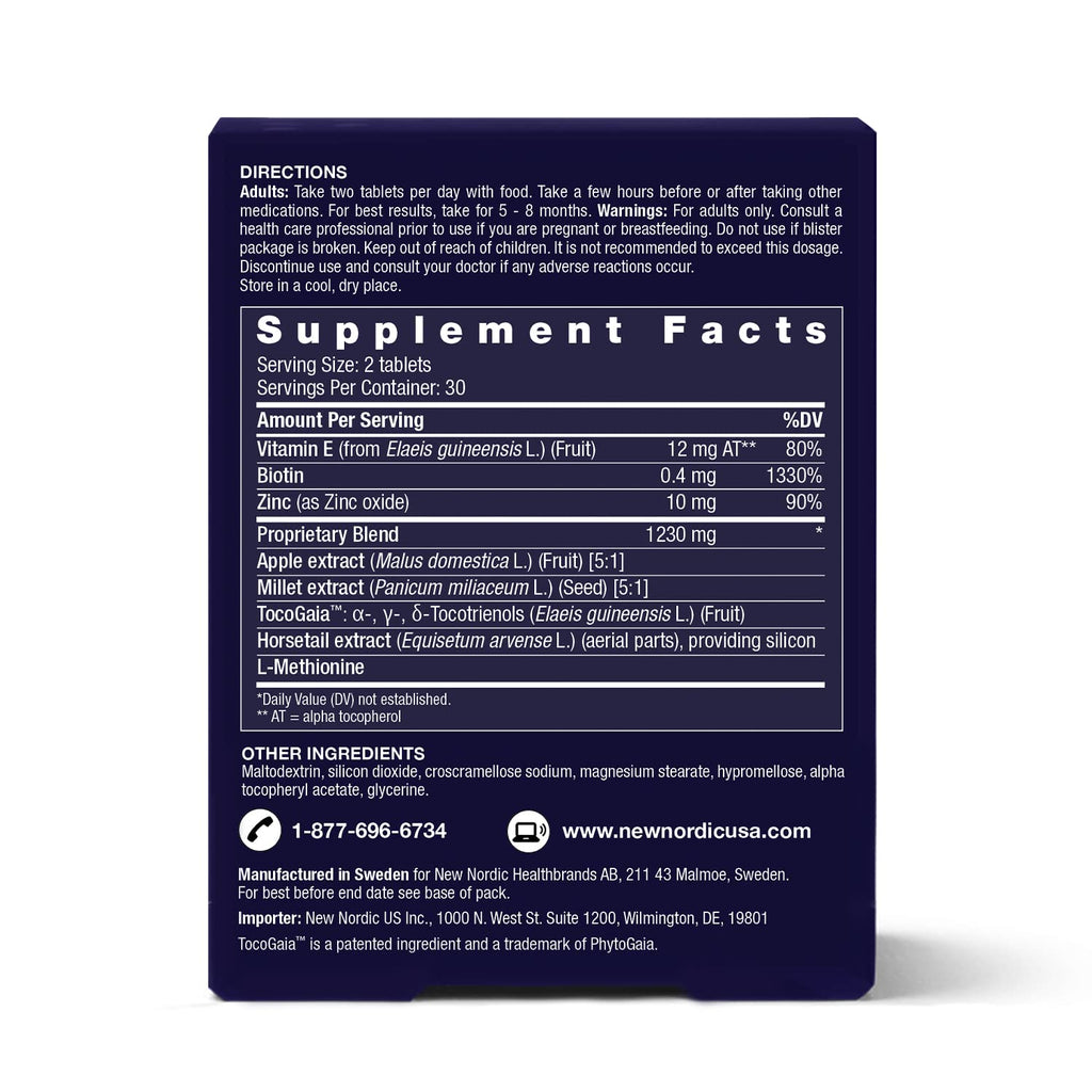 premium blended vitamin supplements for hair