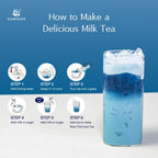 premium blue Thai tea for brewing