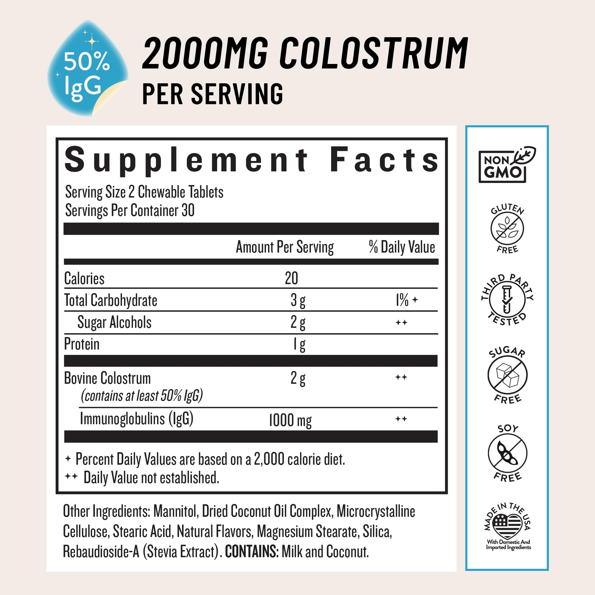 premium bovine colostrum for gut health