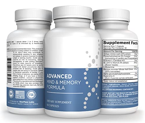 premium brain health vitamin formula