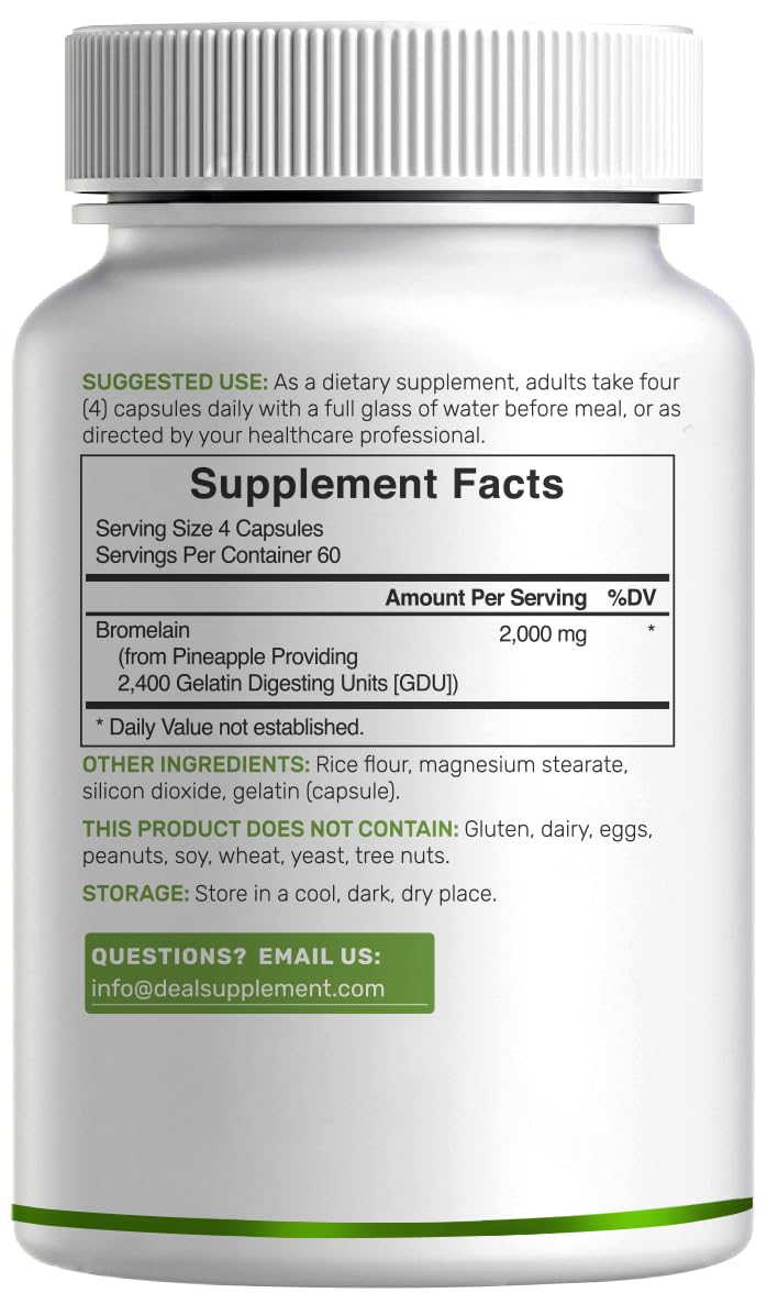 Premium Bromelain enzyme formula