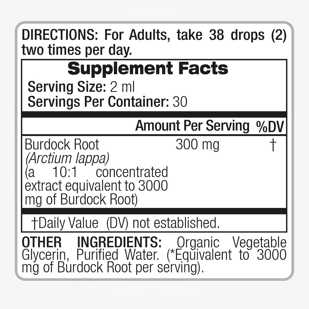 premium burdock root for detox