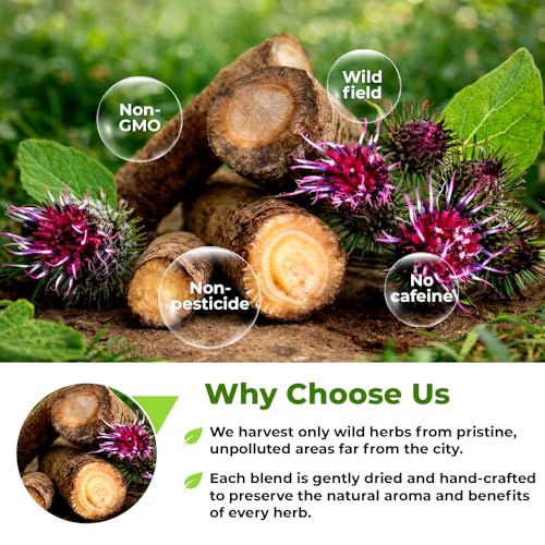 premium burdock root herbal tea