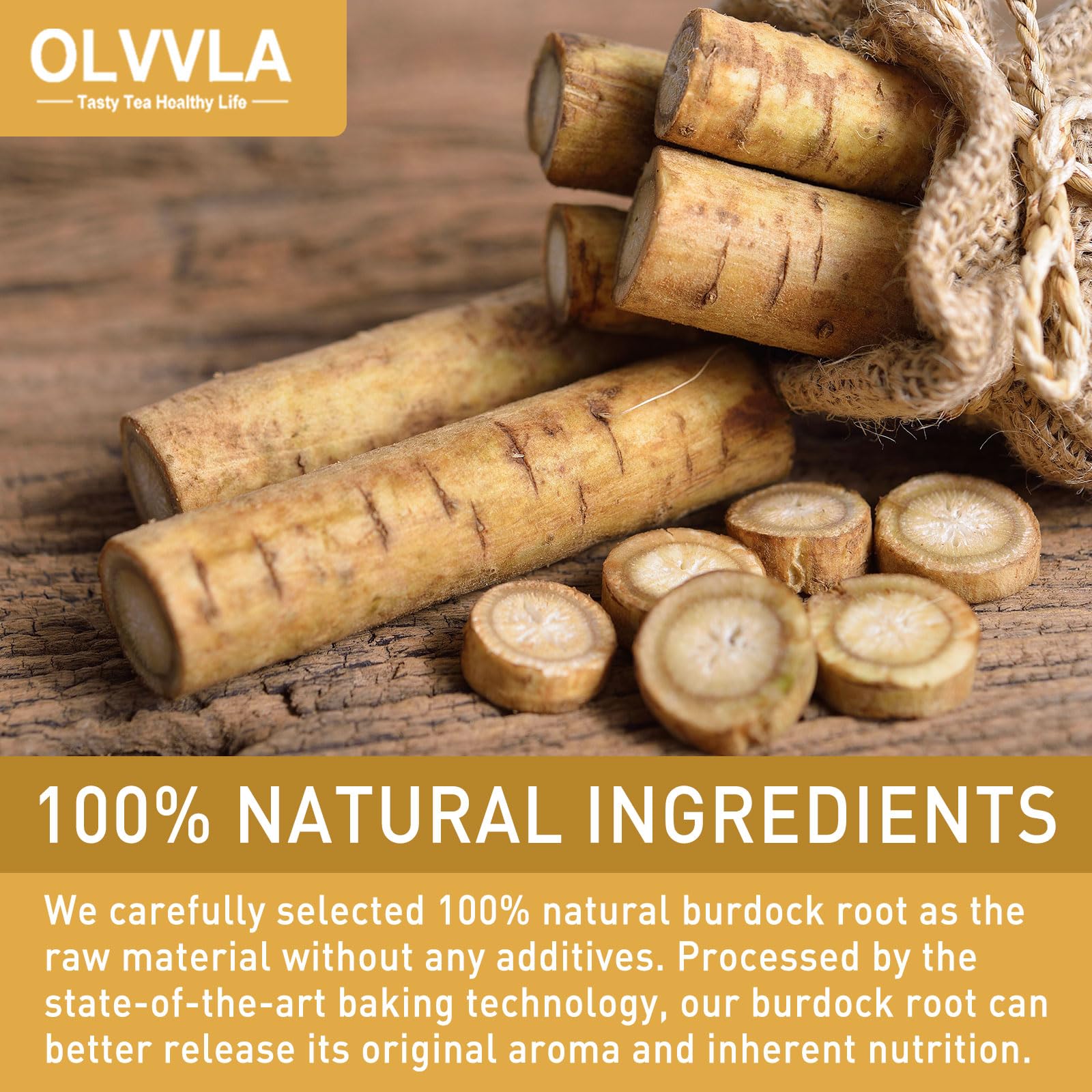 premium burdock root tea blend