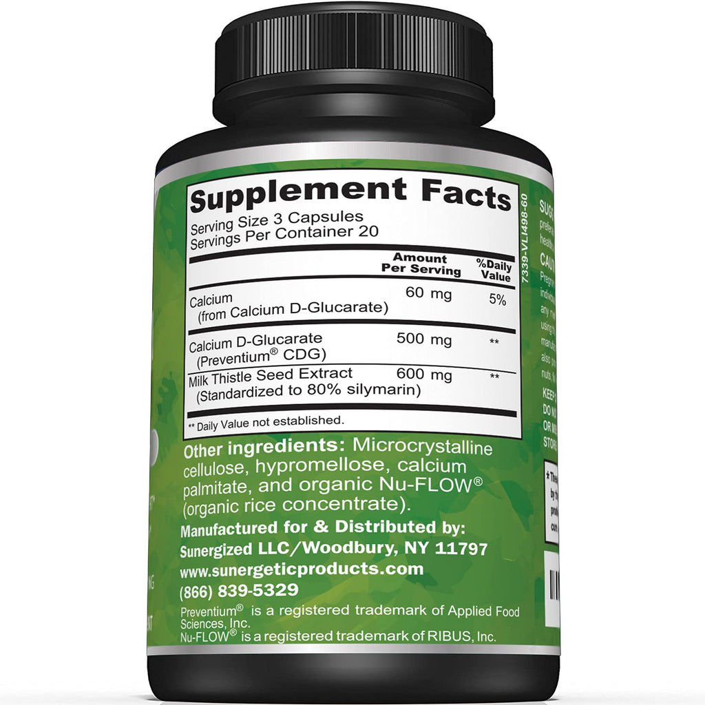 Premium calcium D-Glucarate capsules