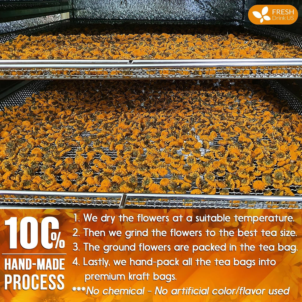 premium calendula tea for brewing