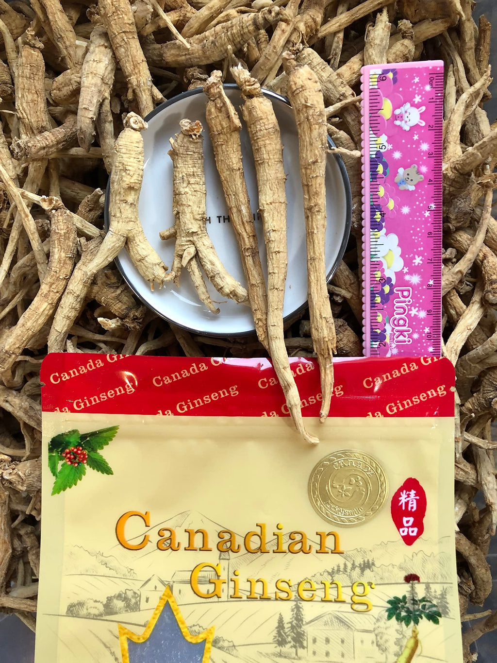 premium Canadian ginseng roots 200g