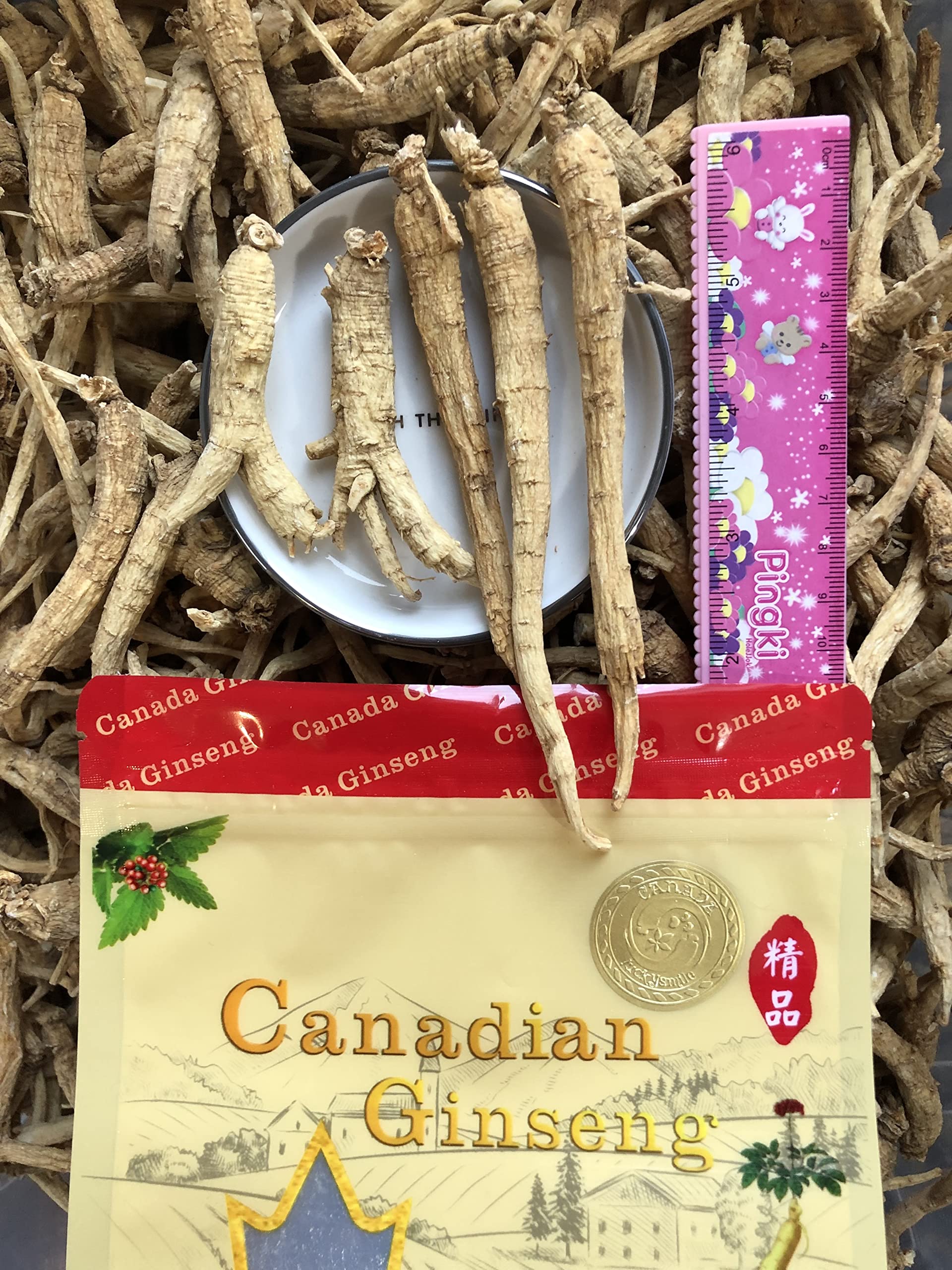 premium Canadian ginseng roots 200g