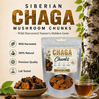 premium chaga chunks for health