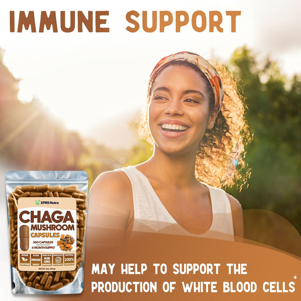 premium chaga mushroom supplement