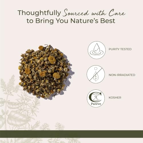 premium chamomile flowers for brewing