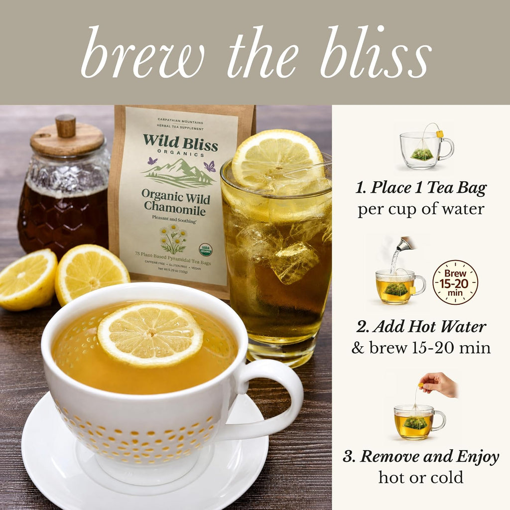 premium chamomile tea for wellness