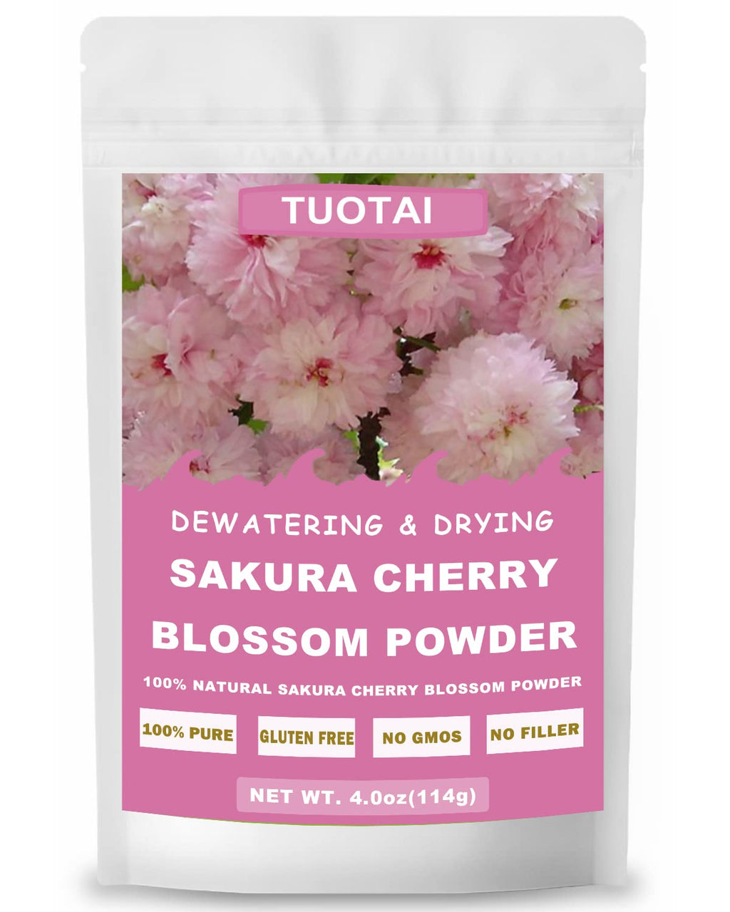 premium cherry blossom powder supplement