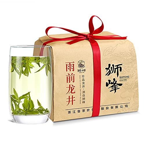 premium Chinese green tea leaves