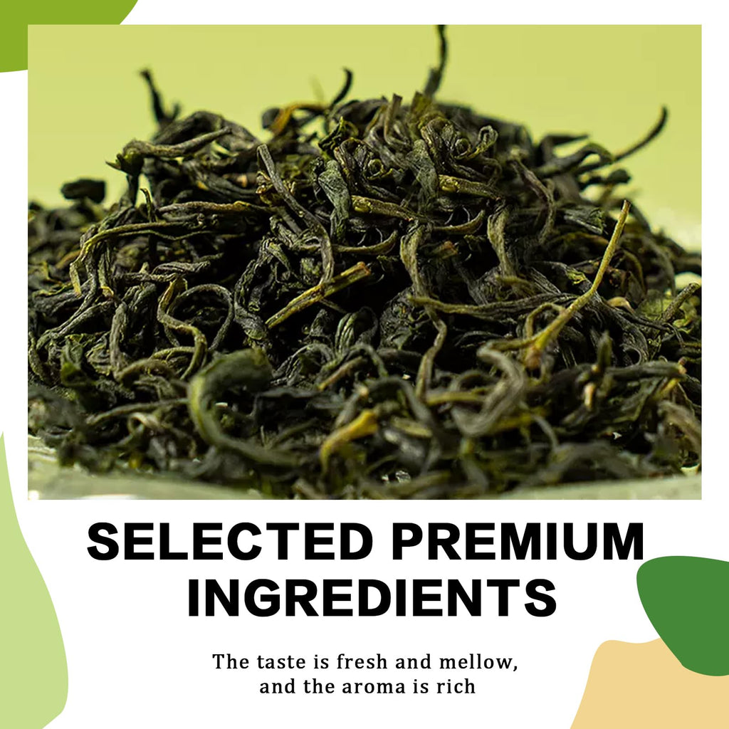 premium Chinese green tea leaves