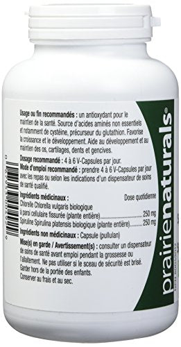 premium chlorella and spirulina capsules