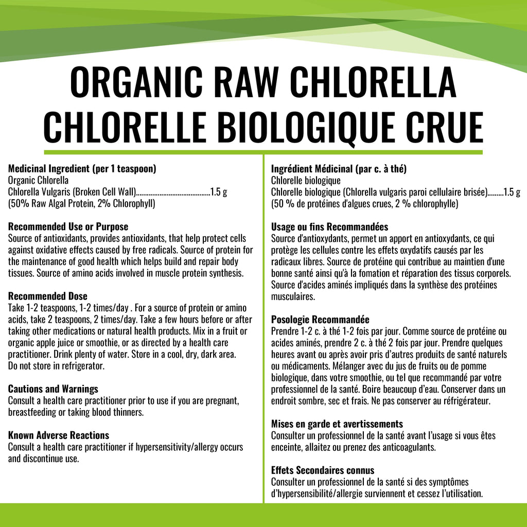 Premium chlorella for immune support
