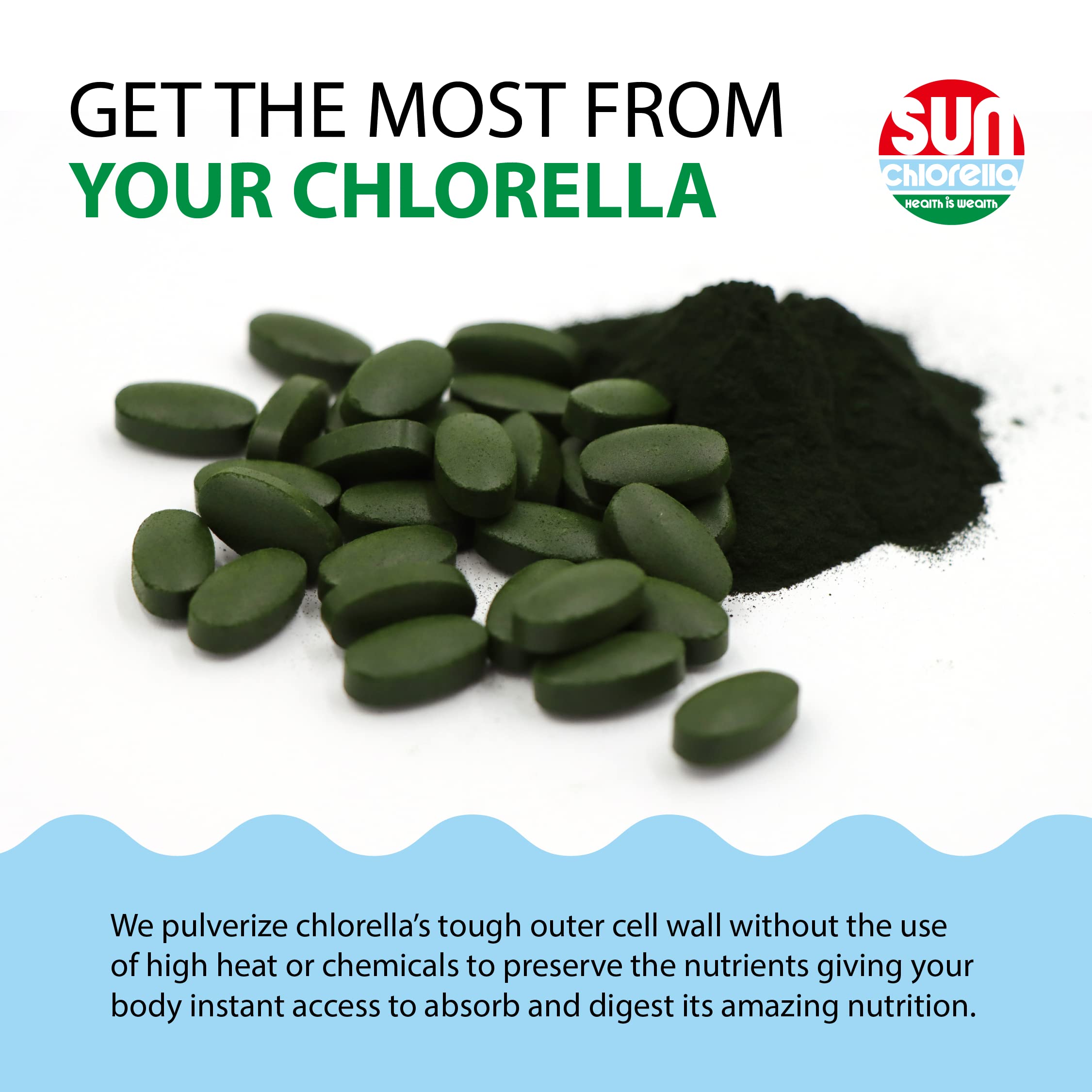 premium chlorella for overall wellness