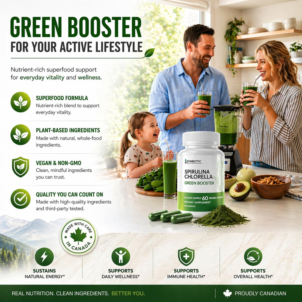 premium chlorella spirulina capsules