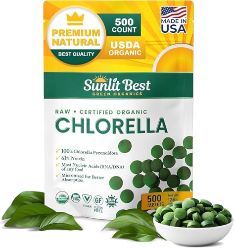 premium chlorella supplement for vitality
