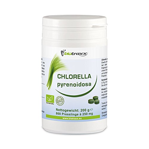 premium chlorella tablets for health