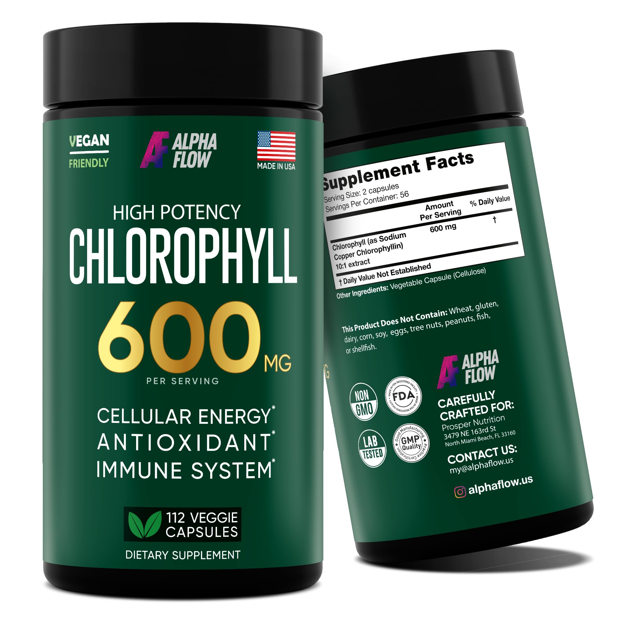 premium chlorophyll capsules for health