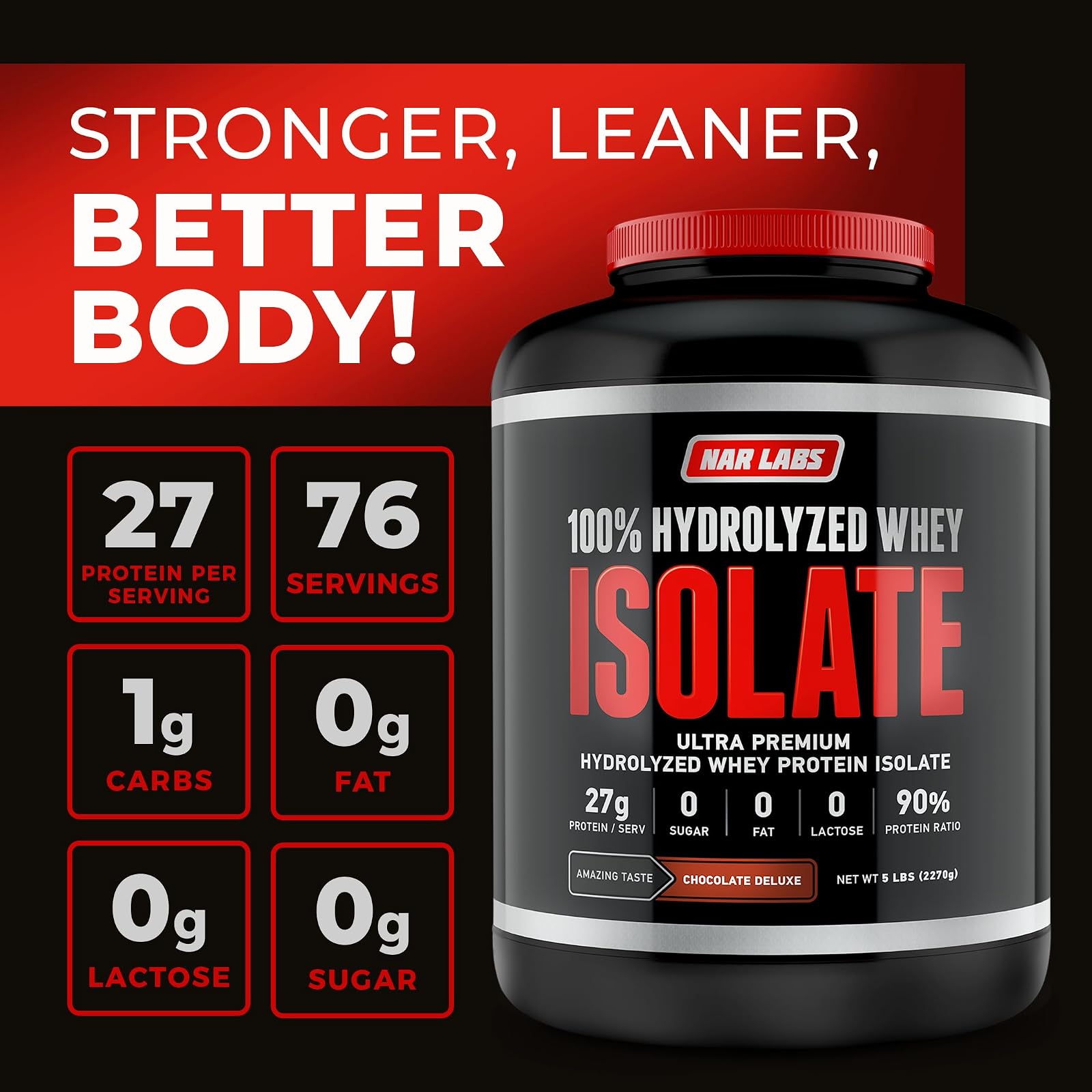 Premium chocolate whey protein powder