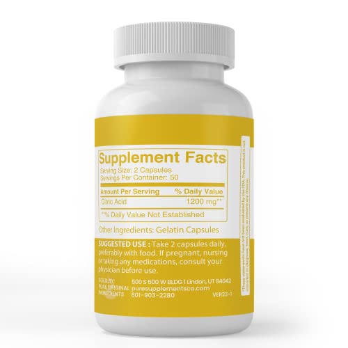 premium citric acid for supplement blends