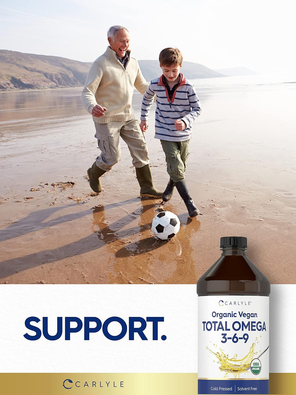 Premium cold pressed omega oil