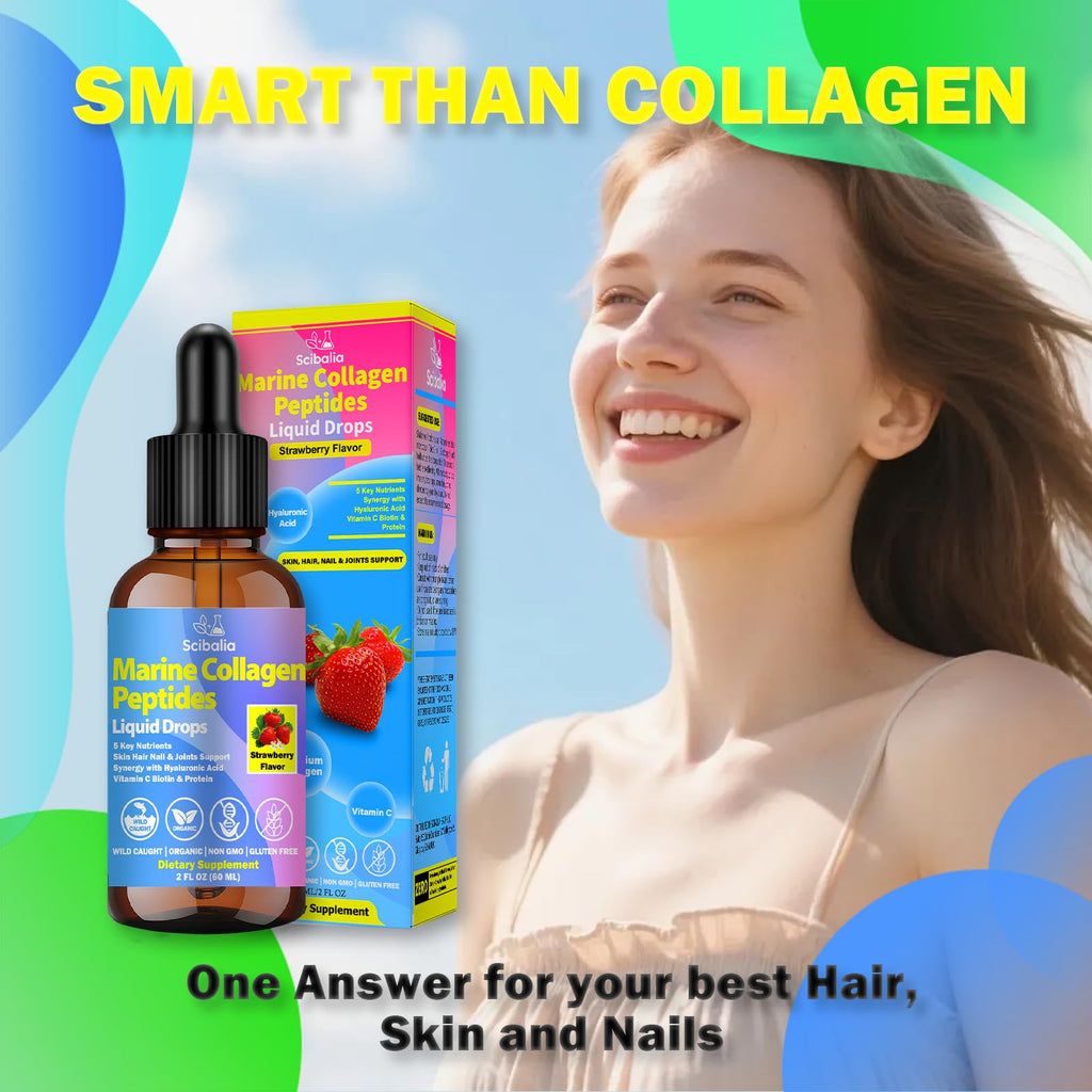 Premium collagen drops for youthful glow