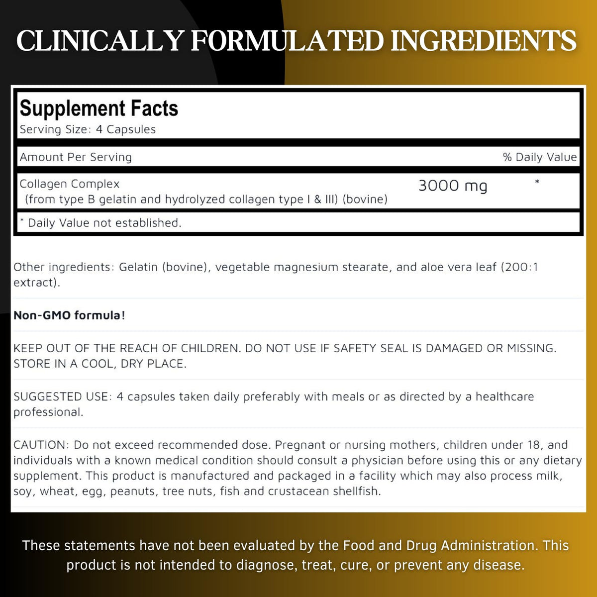 Premium collagen for beauty routine