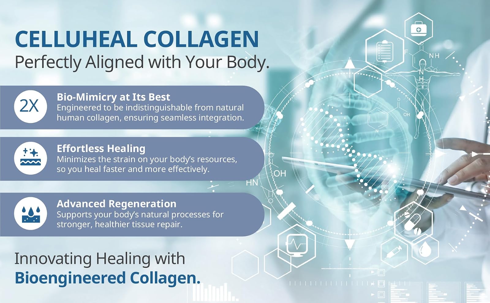 premium collagen particles for hydration