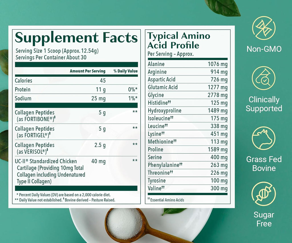 Premium collagen peptides for overall wellness