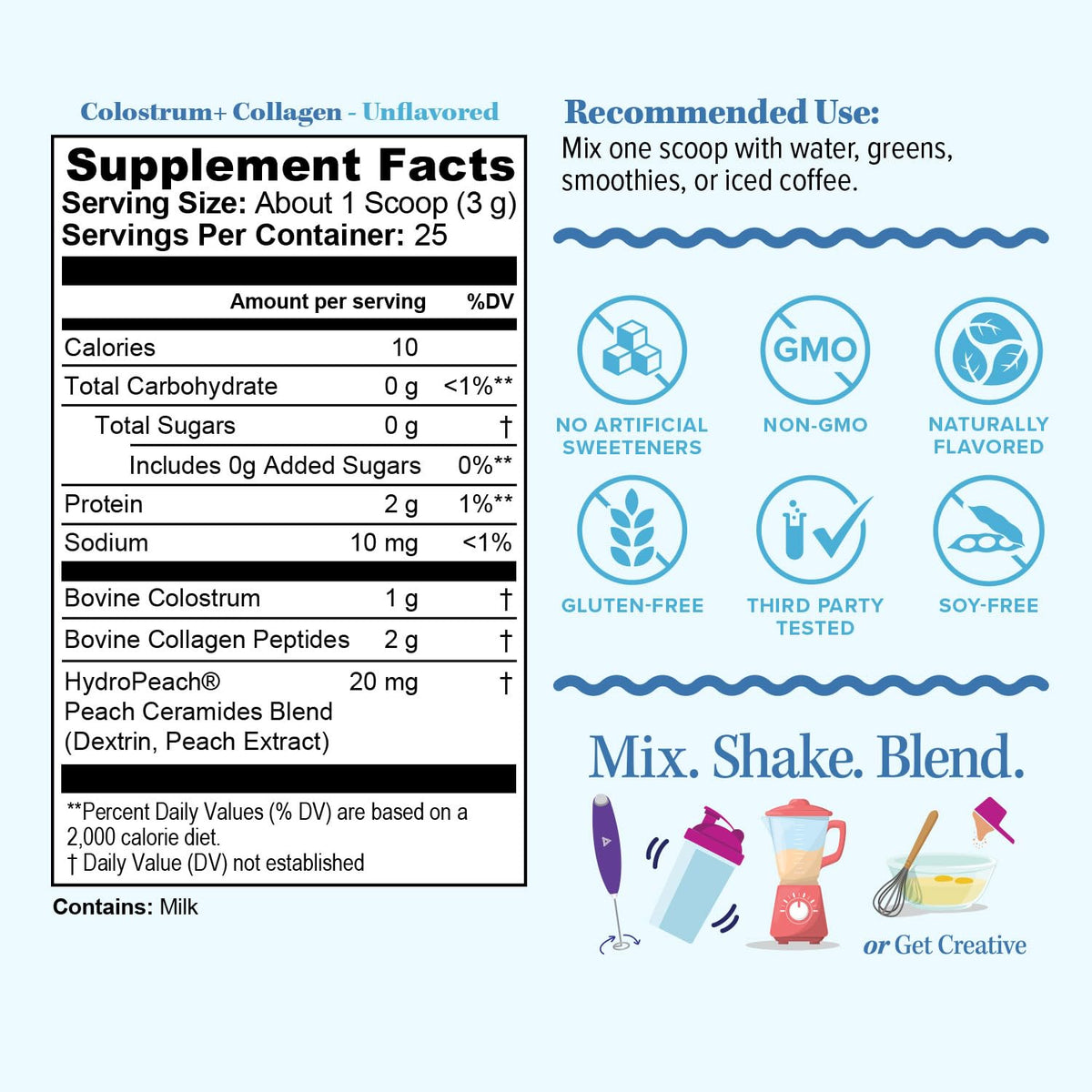 Premium collagen peptides for skin health