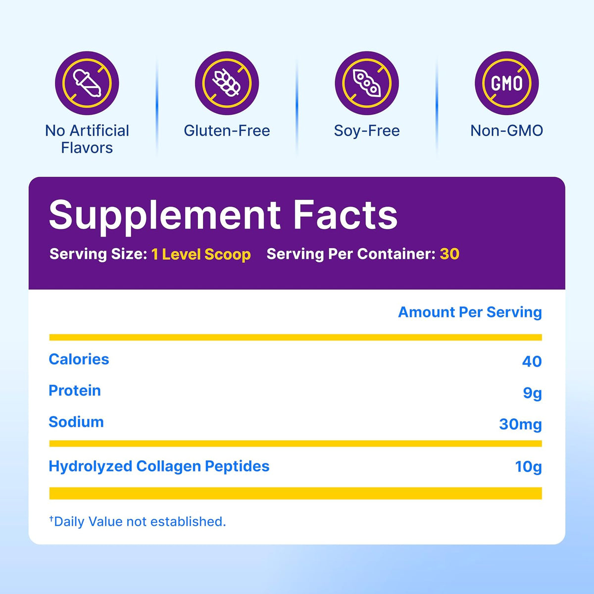 Premium collagen powder for hair health