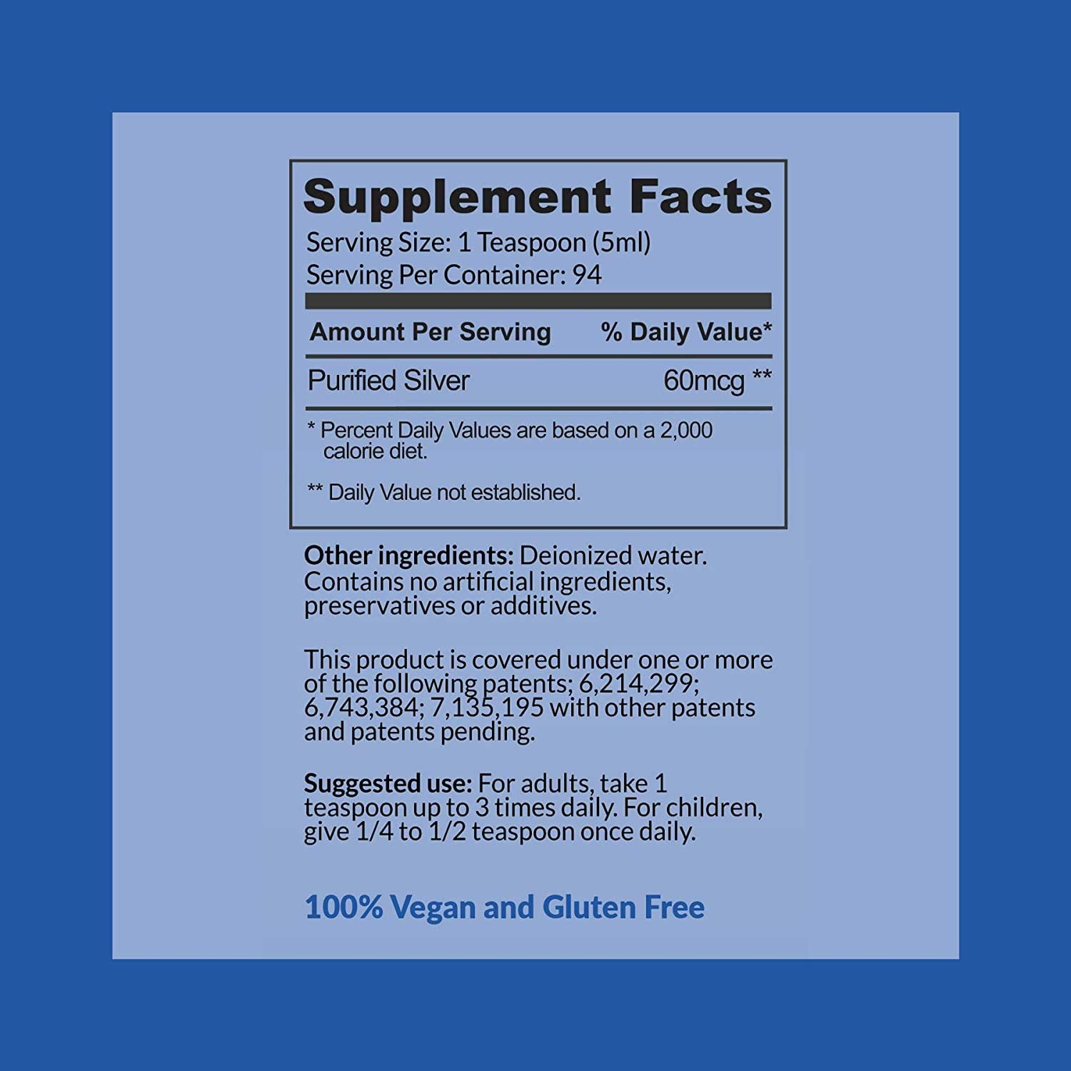 premium colloidal silver for skin care